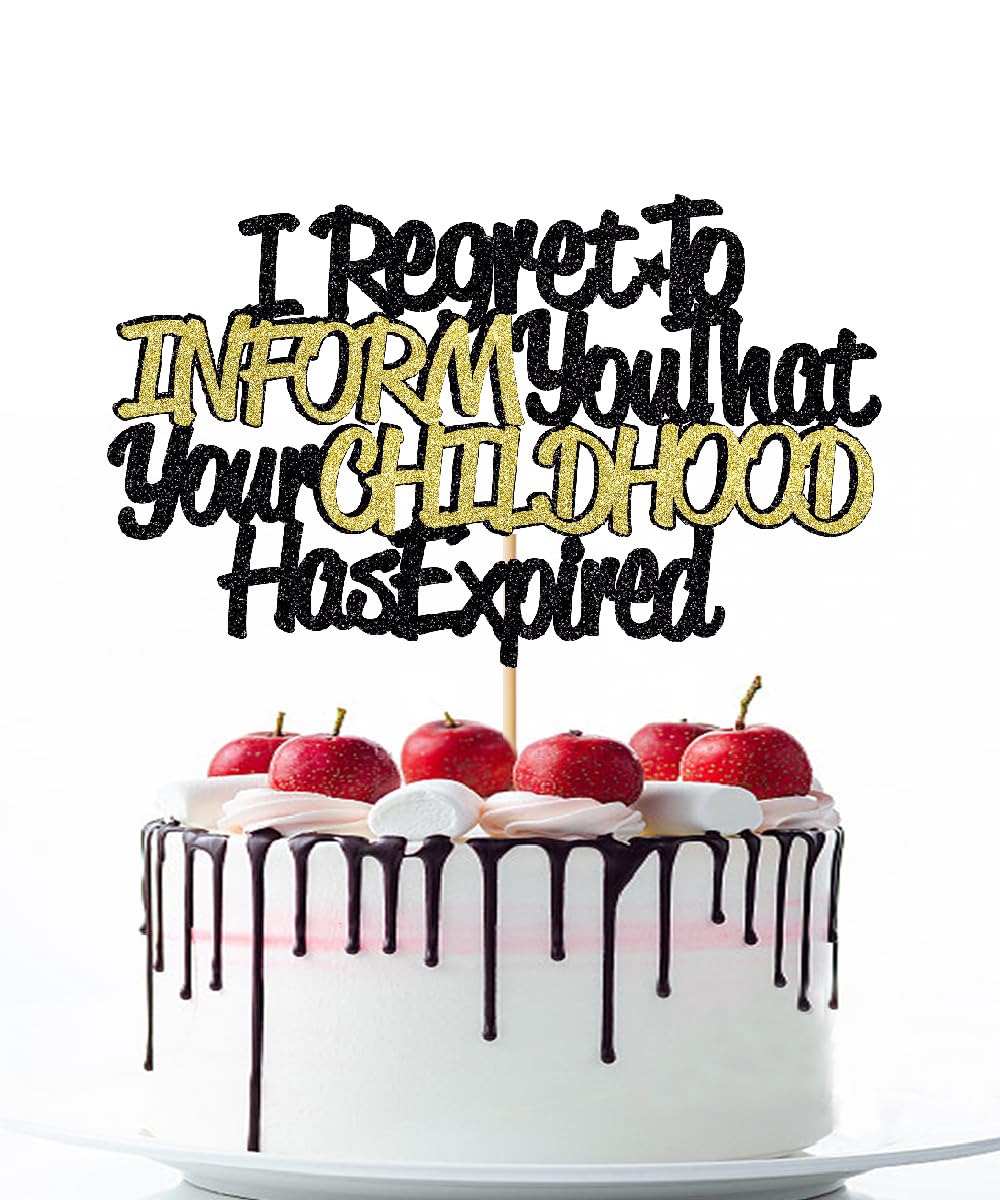 Snapklik.com : Naicaek 18th Birthday Cake Topper For Men Or Women Black ...