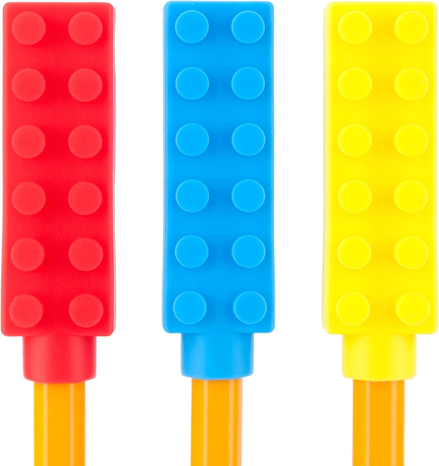Amazon.com : Chew Brick Chewable Pencil Toppers - 3-Pack - Chewy ...