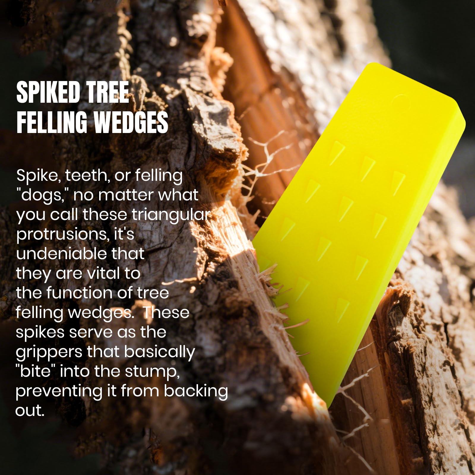 Snapklik.com : 6 Pack Tree Felling Wedges