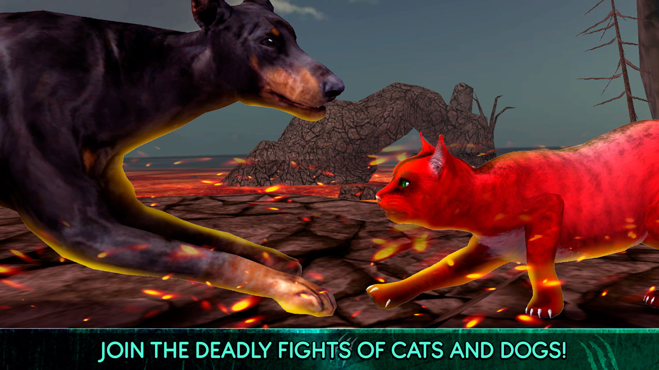 Cat vs Dog Fight: Animals War Game | Battling of Pets:Amazon.de ...