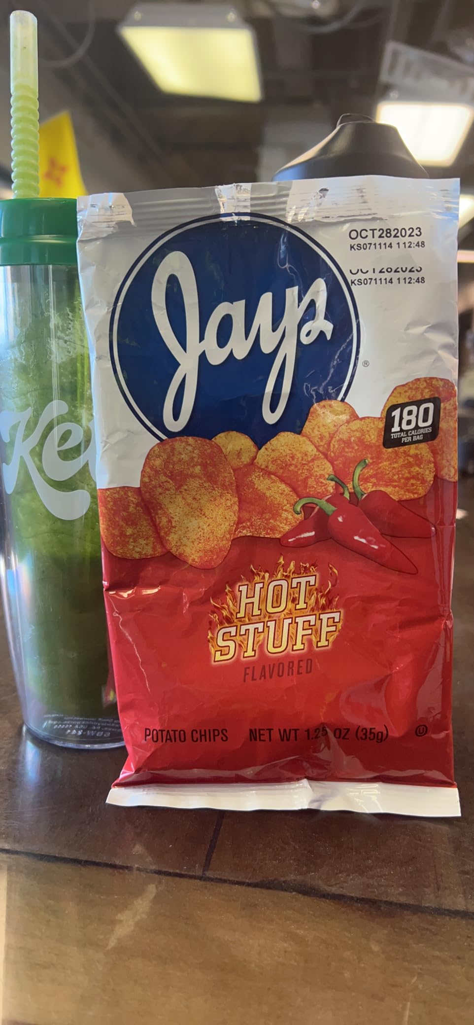 Amazon.com: Jay's Hot Stuff 5 Pack 1.25 oz Hot Flavored Potato Chips