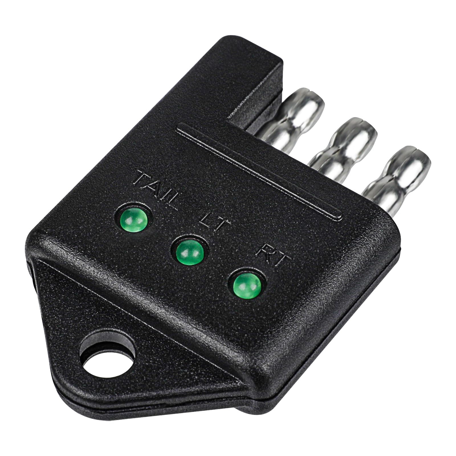 Amazon.com: WUSHIXAN 4 Pin Trailer Tester Connector Trailer Plug Tester ...