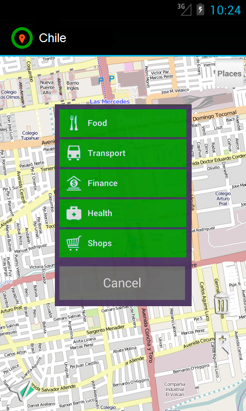 Aplicación Chile Vector Offline Mapa: Easy Navigation en Amazon Appstore