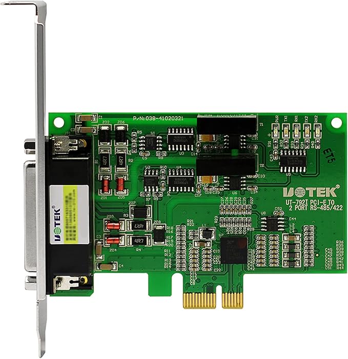 Amazon.com: UOTEK PCI Express to RS485 Adapter 2 Ports, High-Speed PCIE to RS485 RS422 Serial ...