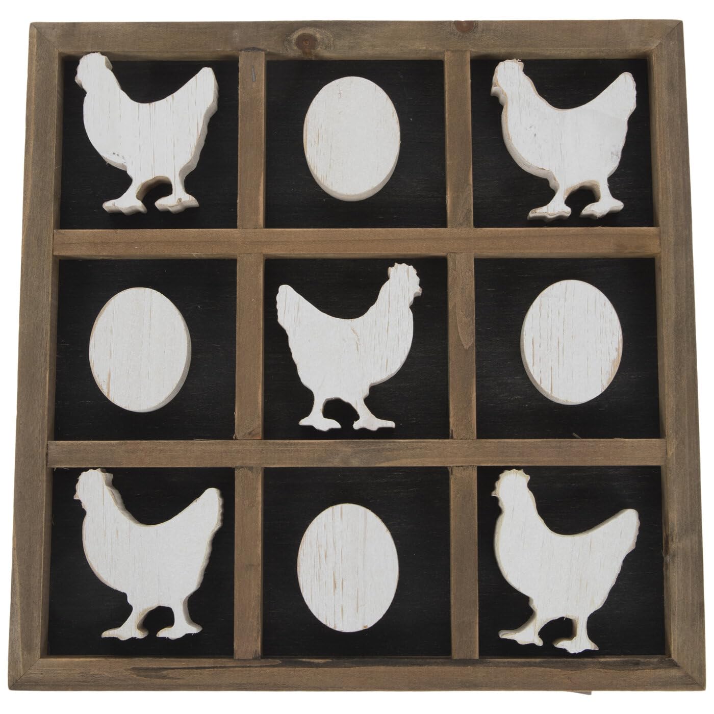 Amazon.com: Hobby Lobby Chicken & Egg Tic Tac Toe Wood Decor : Toys & Games