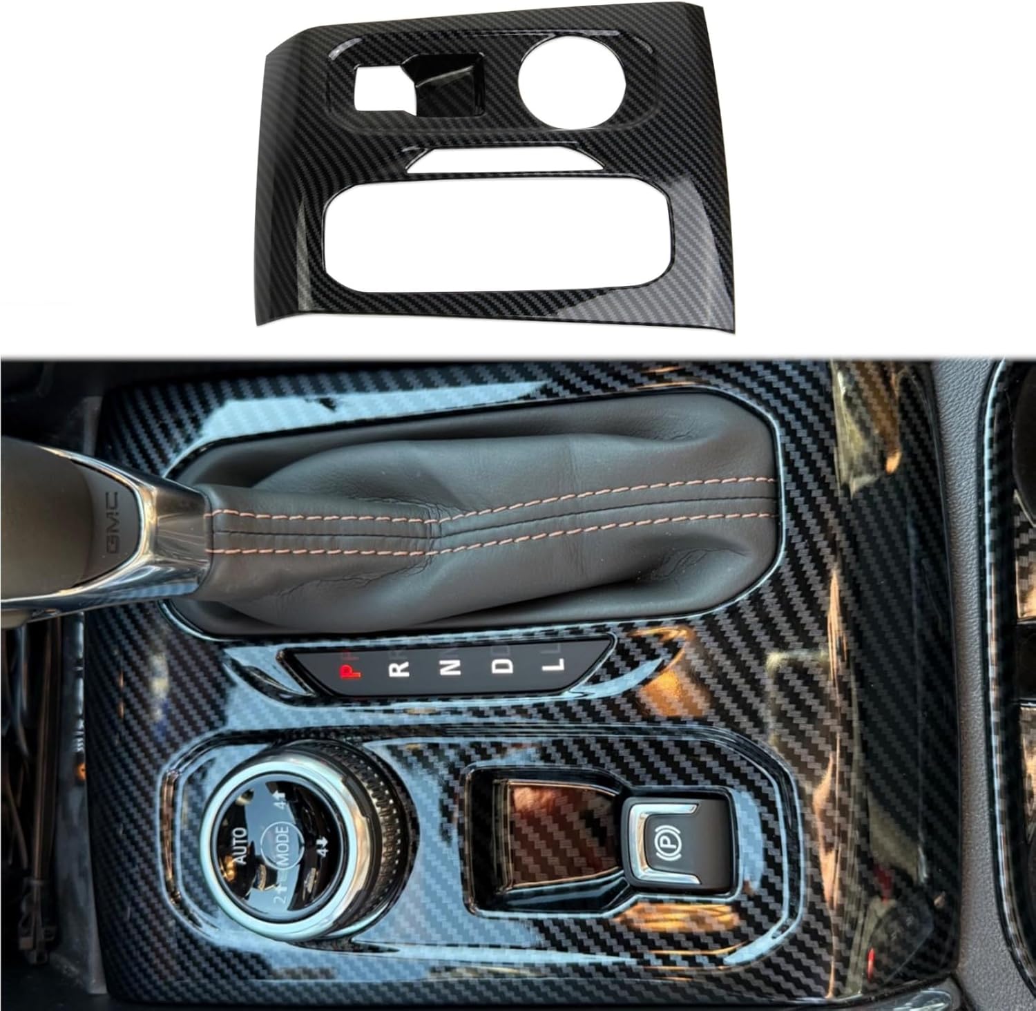 Amazon.com: Korlot Carbon Fiber Style Center Console Gear Shift Panel Cover Trim Accessories for ...