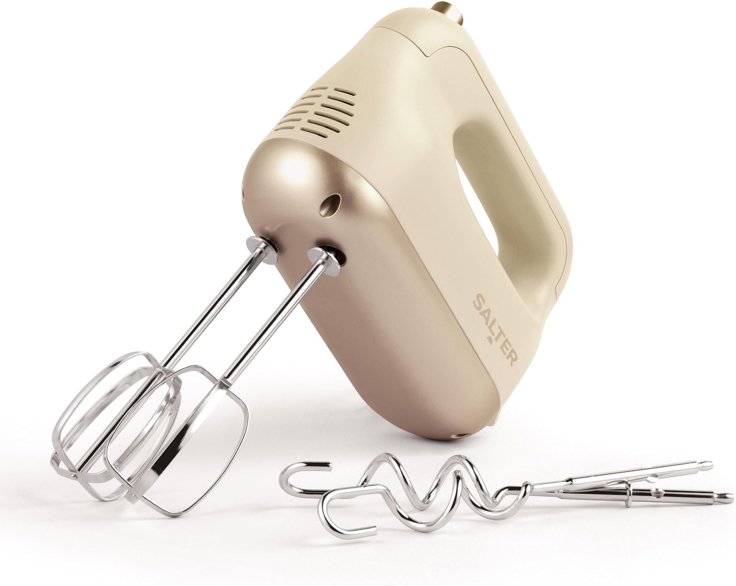 Salter EK5395BGRY Cordless Hand Mixer - 3 Speeds & Eject Function ...