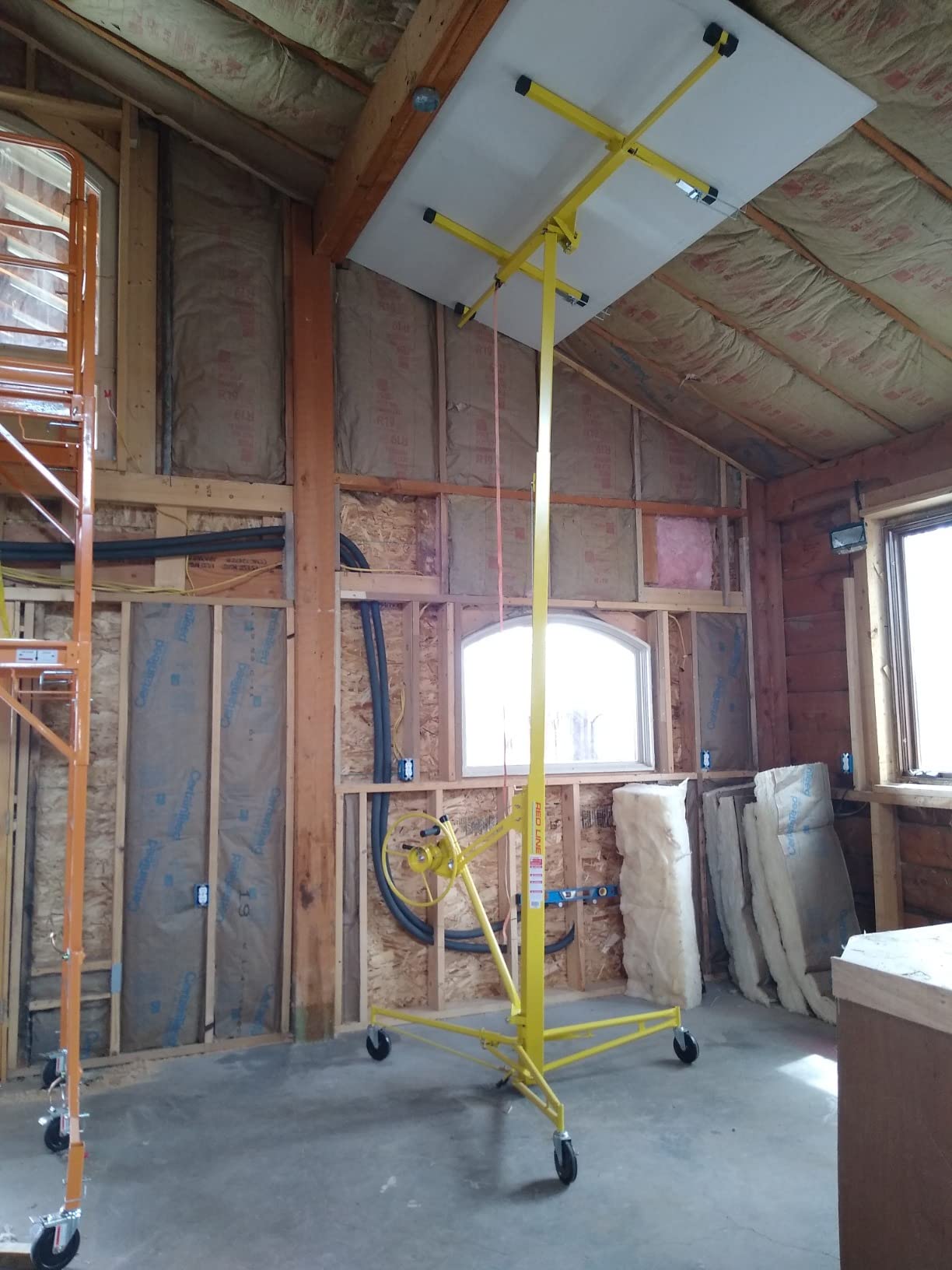 $43/mo - Finance Red Line RLP9016 Drywall Panel 19' Hoist Lifter Dry ...