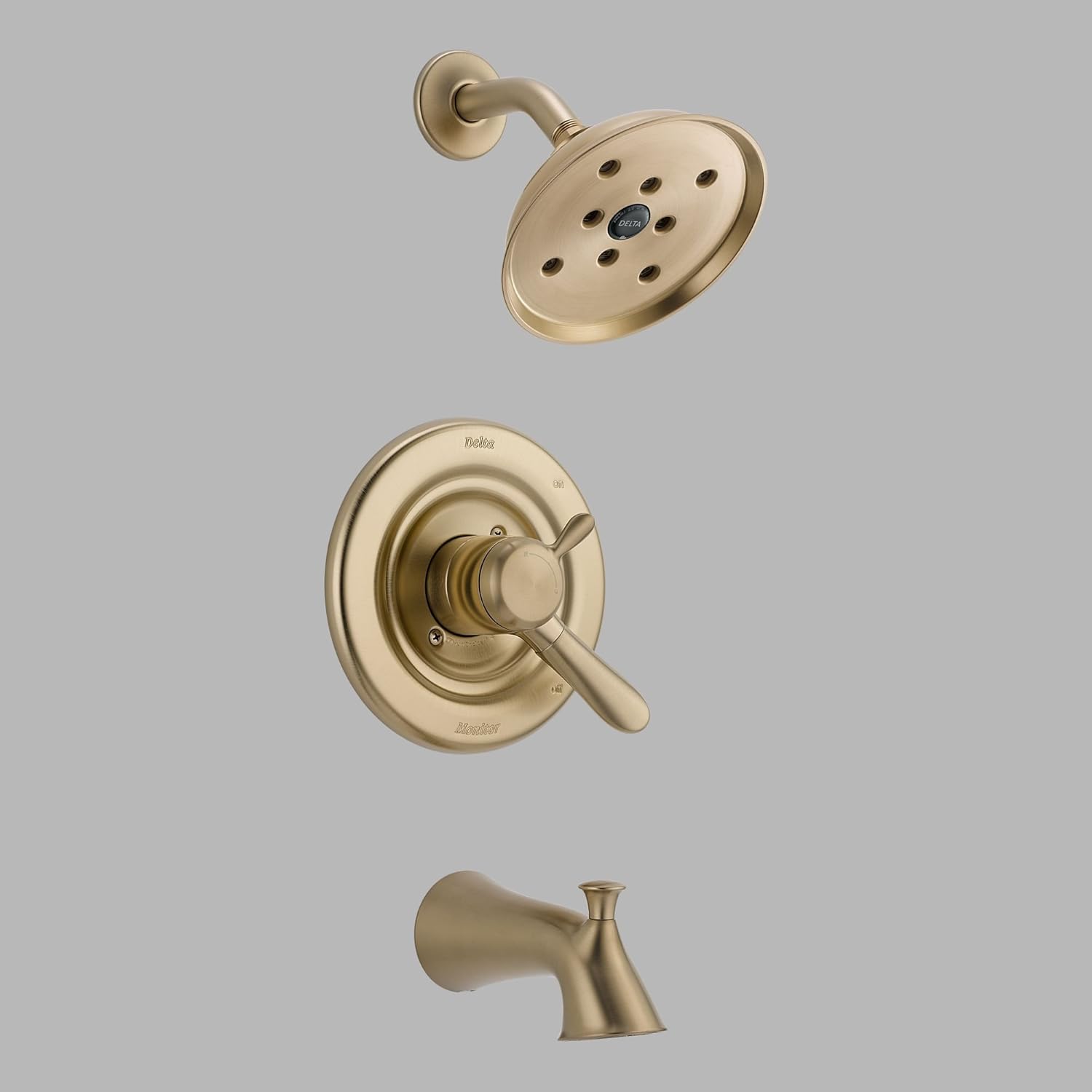 Lahara Monitor 17 Series Tub and Shower Trim Finish: Champagne Bronze ...