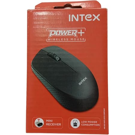 Amazon.in: Buy Intex Power Plus Wireless Mouse (2.4GHz Wireless, Black ...