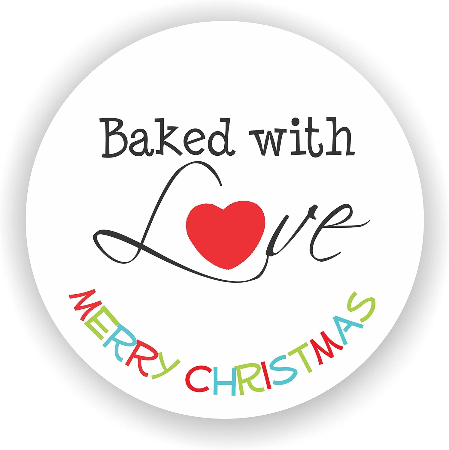 Amazon.com: 2" Round Snowman Christmas Stickers, Holiday Gift Labels ...