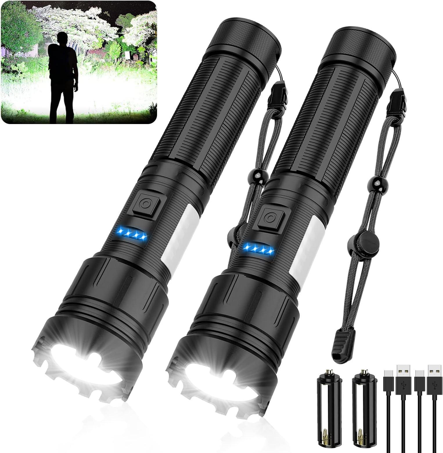 LUMINTOP BLF GT3 Mini 6500 Lumen LED Flashlight Super Powerful, 3pcs ...