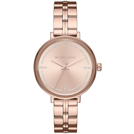 Michael Kors Analog Rose Gold Dial Women's Watch-MK3793 : Amazon.in ...