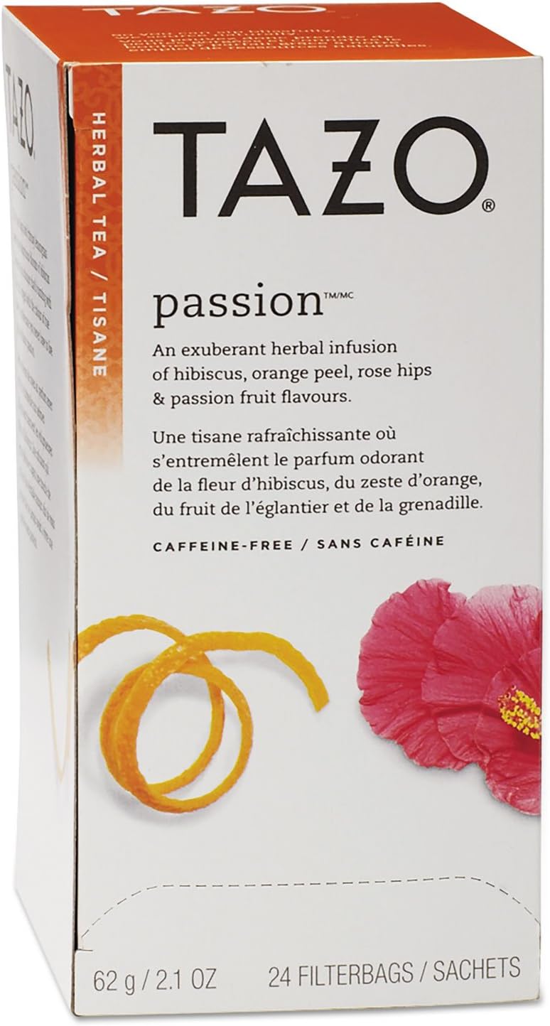 Amazon.com: Tazo Passion Herbal Tea Filterbags, 20 Count