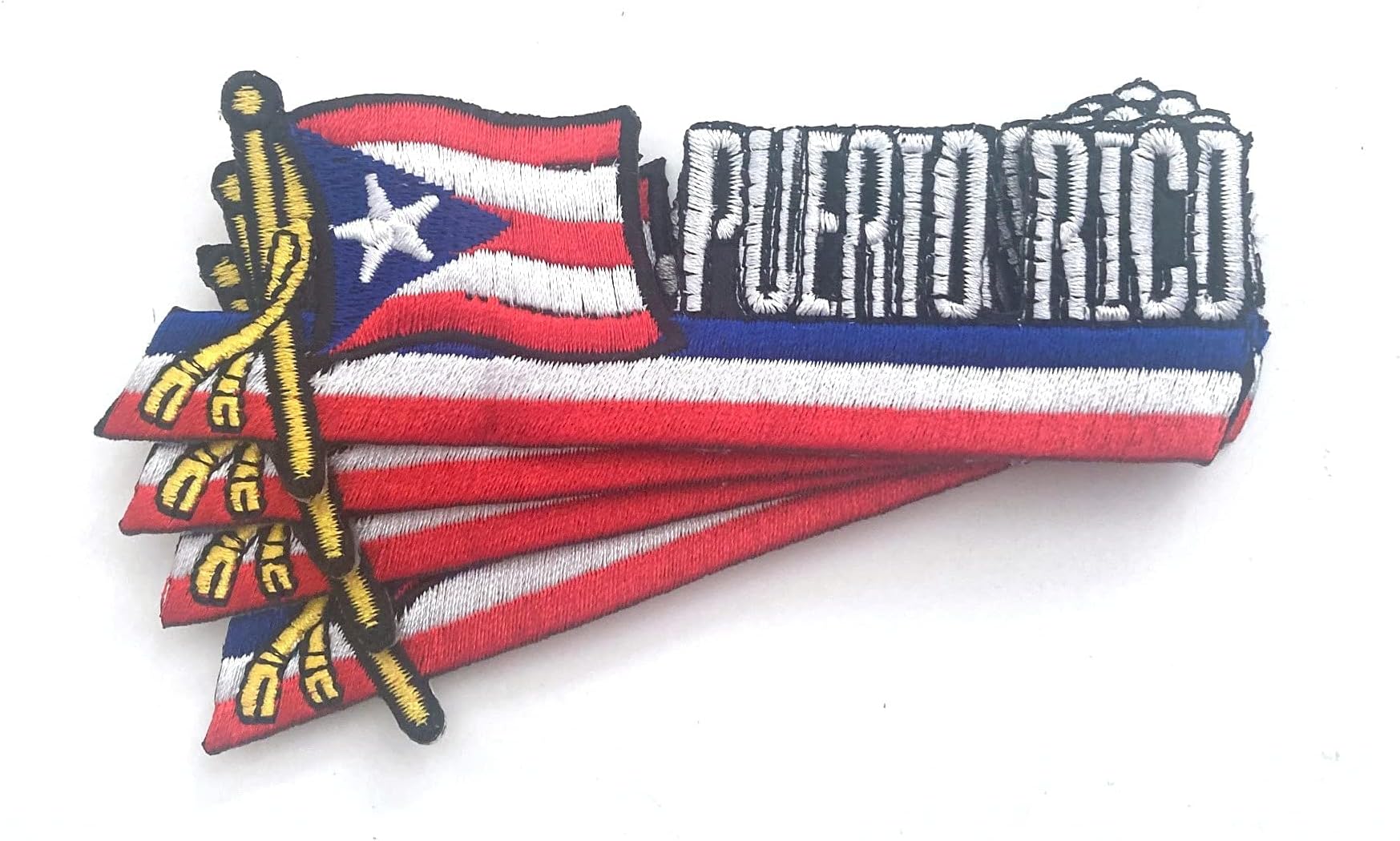 Amazon.com: Puerto Rico, 5x2in, Iron on or sew on Patch, Puerto rico ...