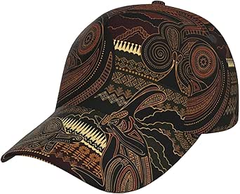 African Hats for Women Men African Tribe Baseball Cap Adjustable ...