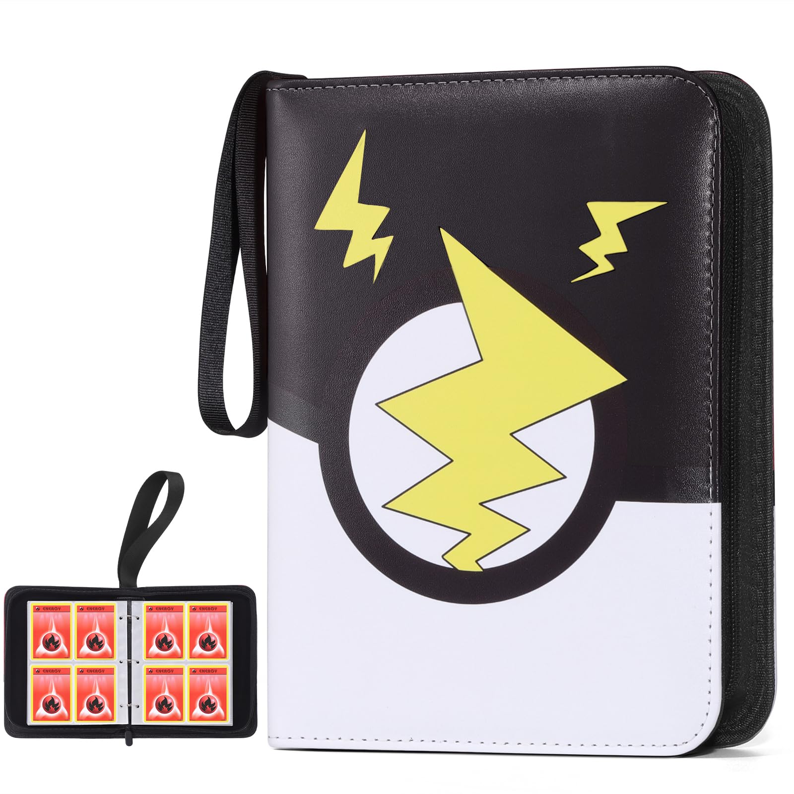 Amazon.com: FAMOMI Card Binder 4-Pocket, Trading Card Collector with 50 ...