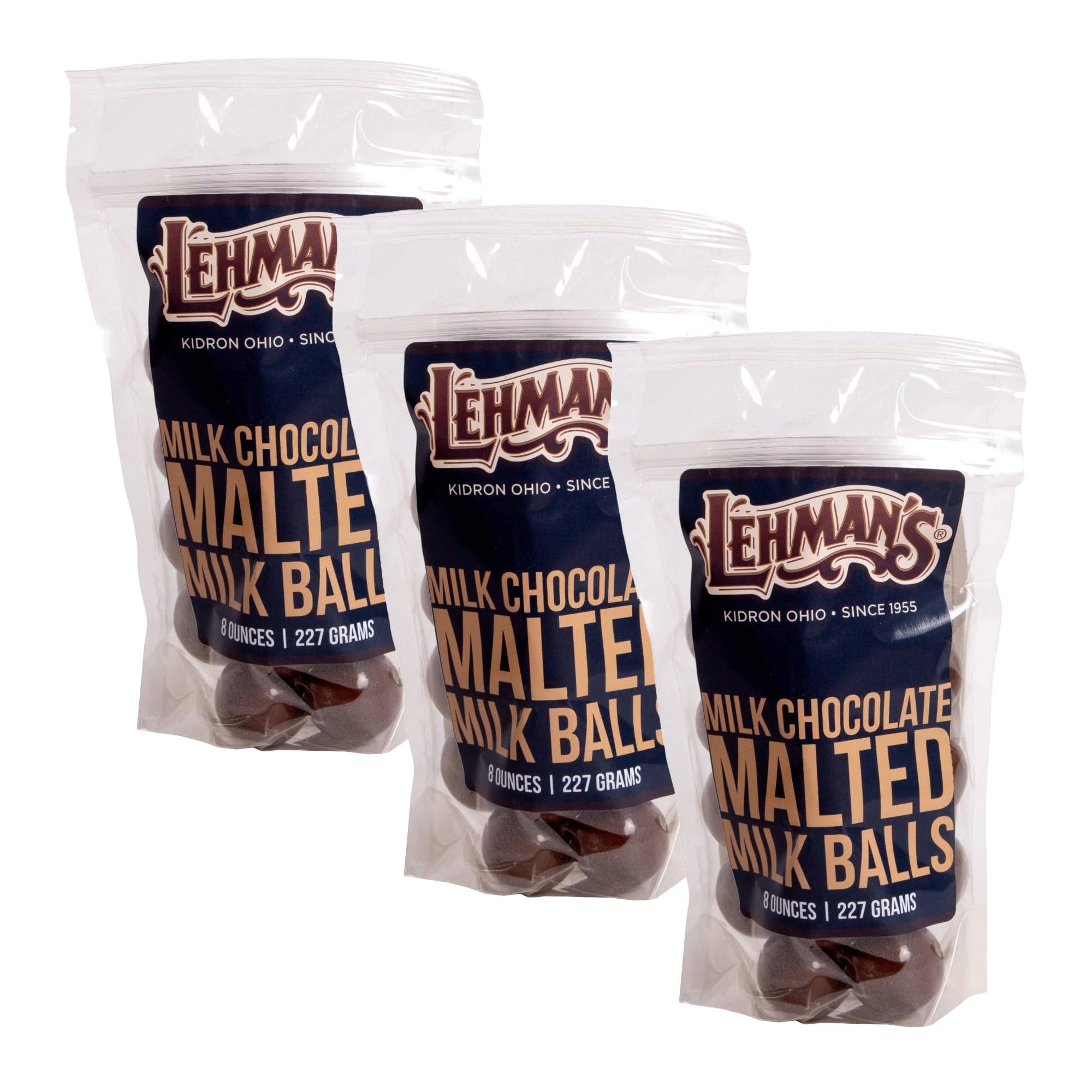 Amazon.com : Lehman's Chocolate Malted Milk Balls, Milk Chocolate ...