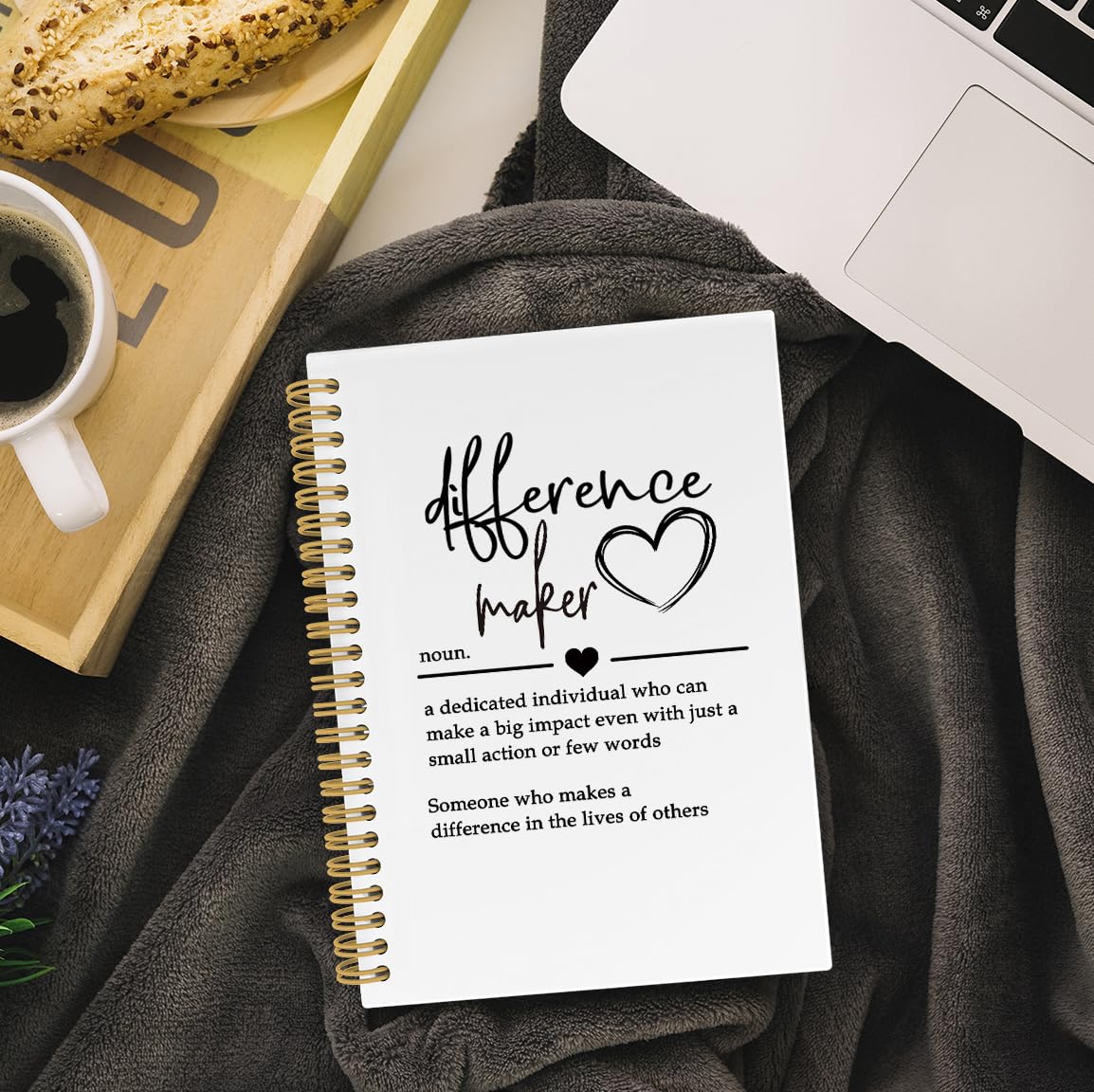 Snapklik.com : Difference Maker Gift Spiral Notebook, Employee ...