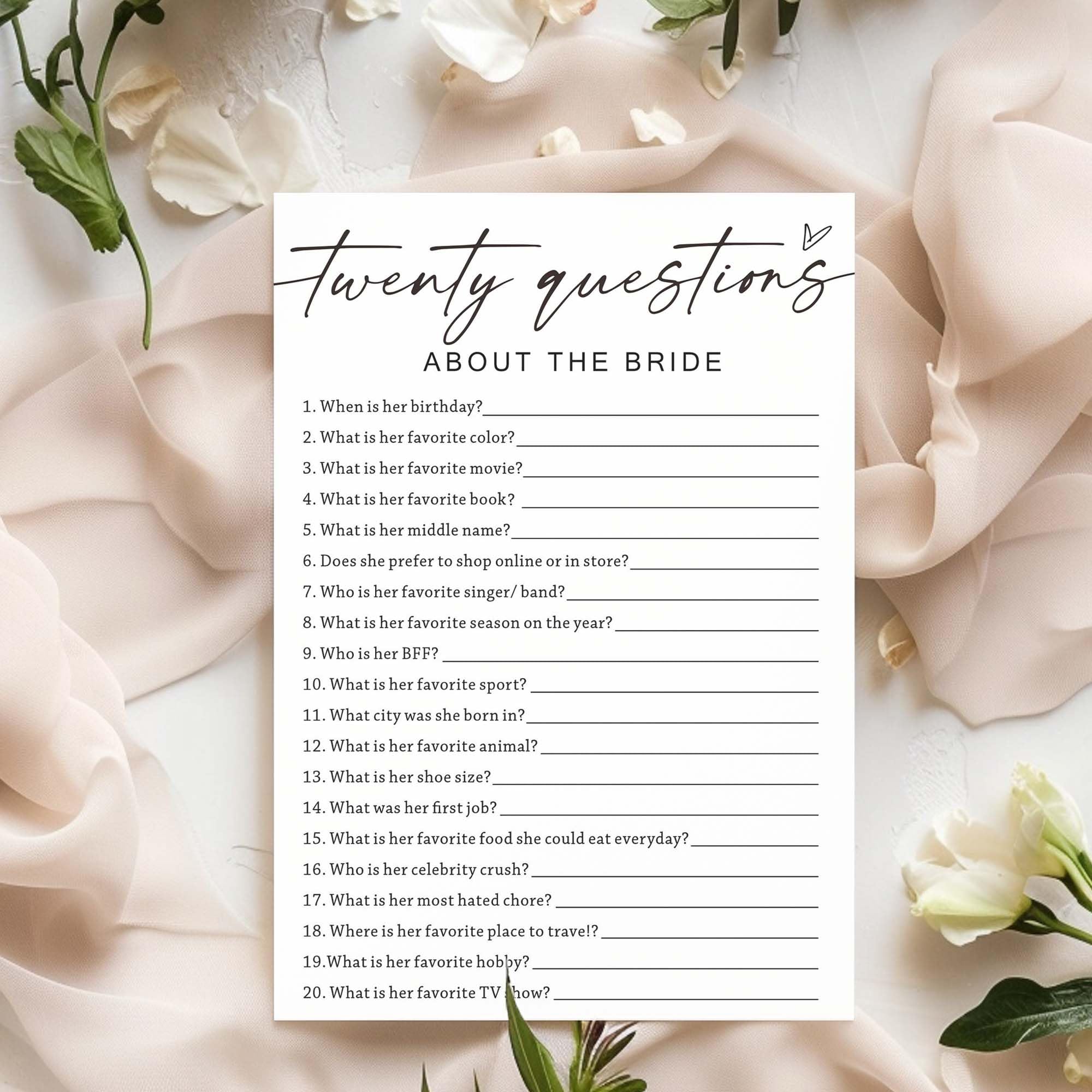 Wedding game questions 60 photos - Astyledwedding.com