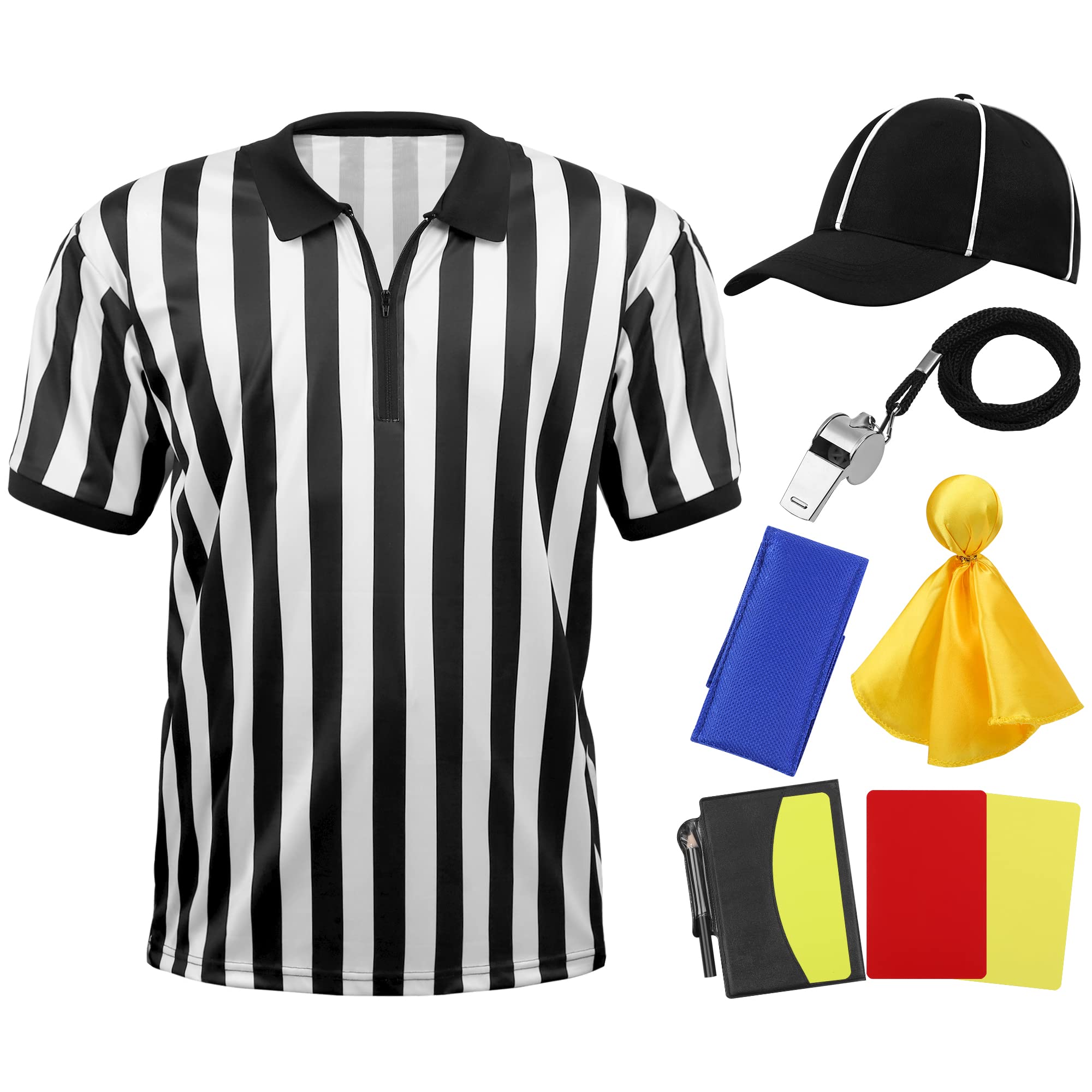 Snapklik.com : 6 Pieces Mens Official Referee Costume Set Official ...