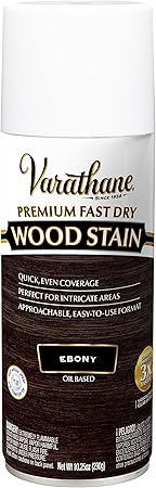 Varathane Premium Fast Dry Wood Stain Spray, 10.25 oz, Ebony - Amazon.com