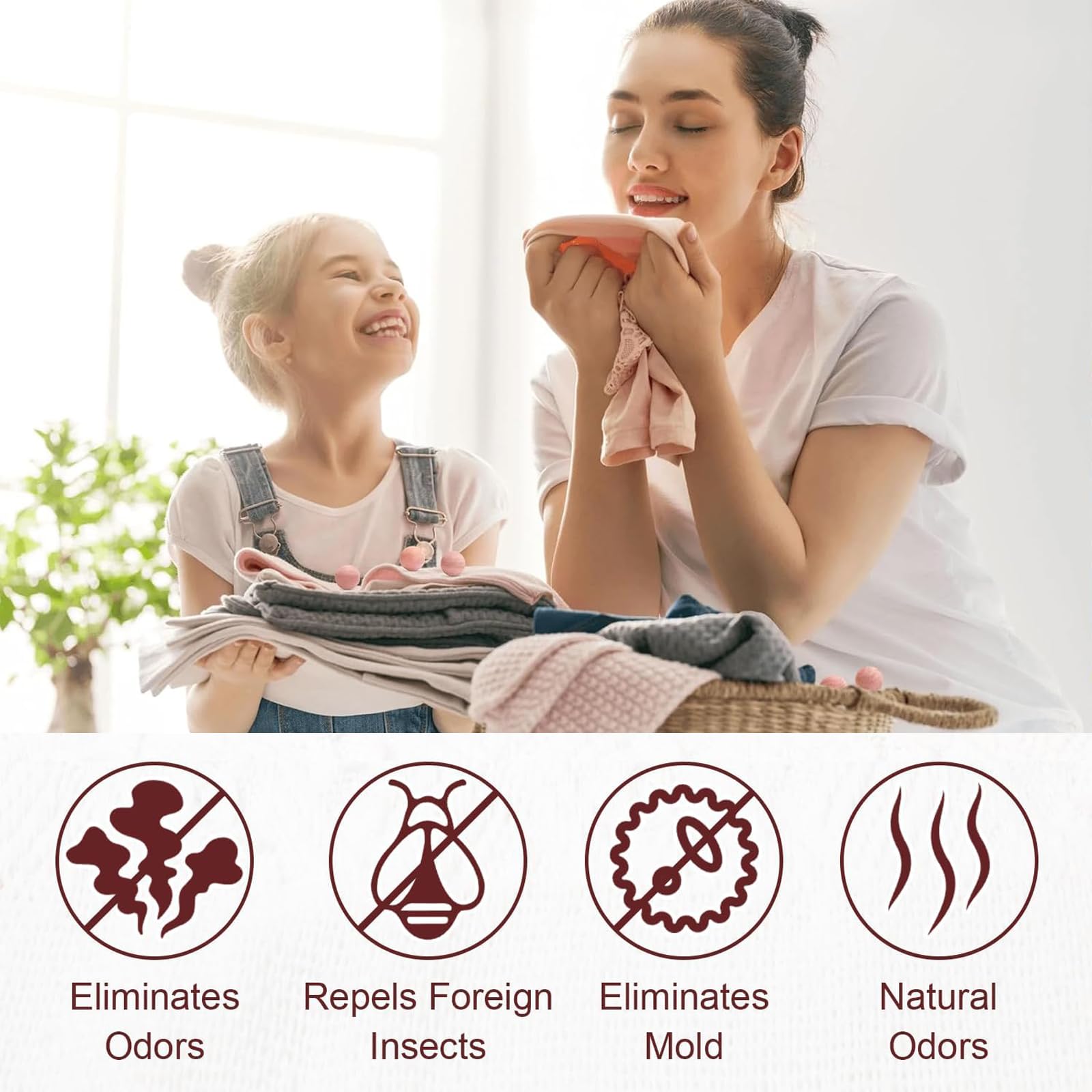 WPNCYK 25 Pcs Cedar Balls, Cedarwood Moth Repellent, Moth Balls ...