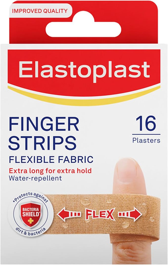 Elastoplast Finger Strip Plasters, other , 16 Count (Pack of 1 ...