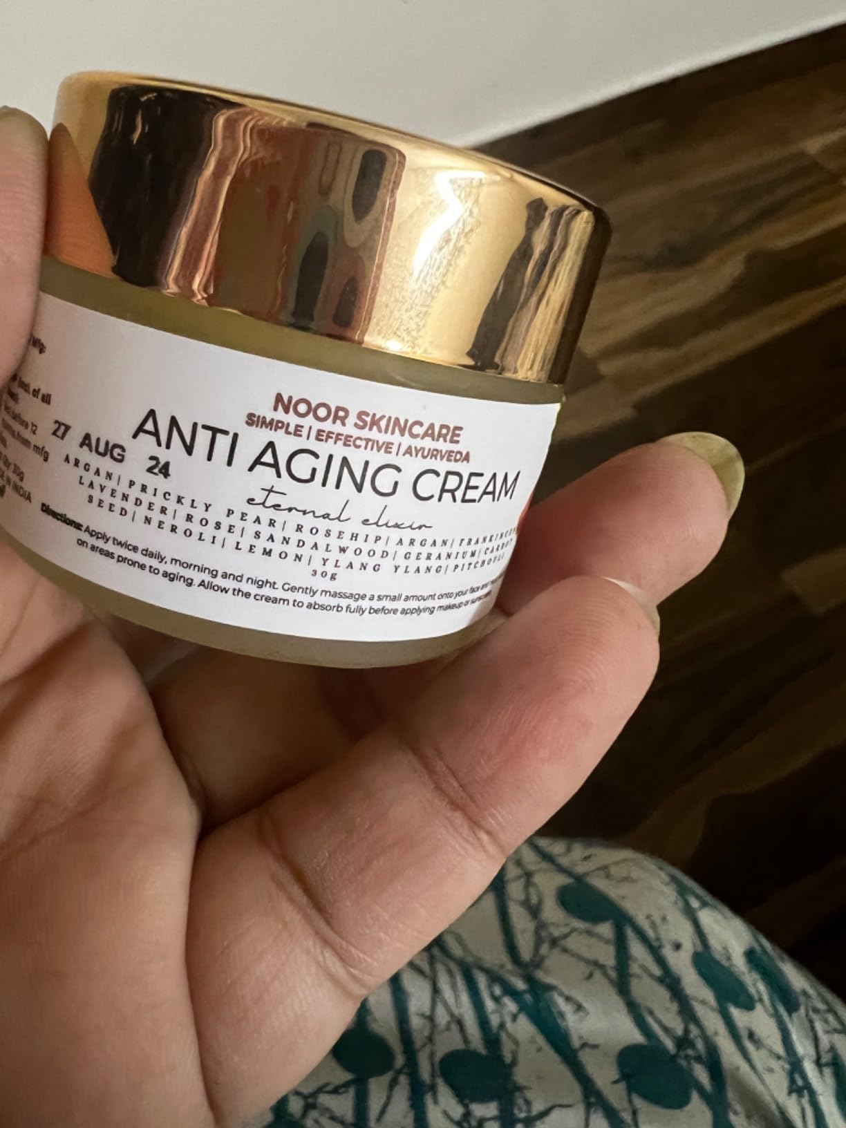 Noor Skincare Anti Aging Cream For Women, Night Cream For Glowing Skin ...