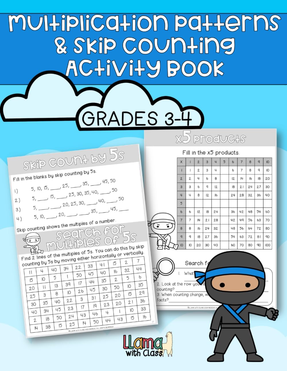 Multiplication Patterns and Skip Counting Activity Book: Learning Tool ...