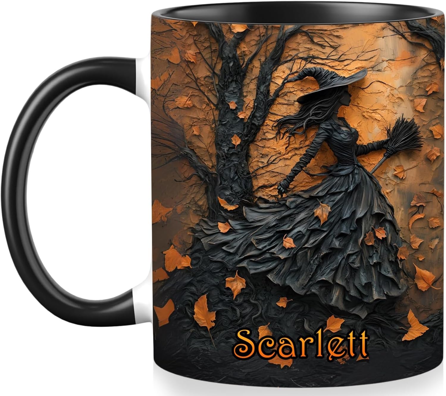 Amazon.com | Personalized Witch Coffee Mug with Names, Custom Witch ...