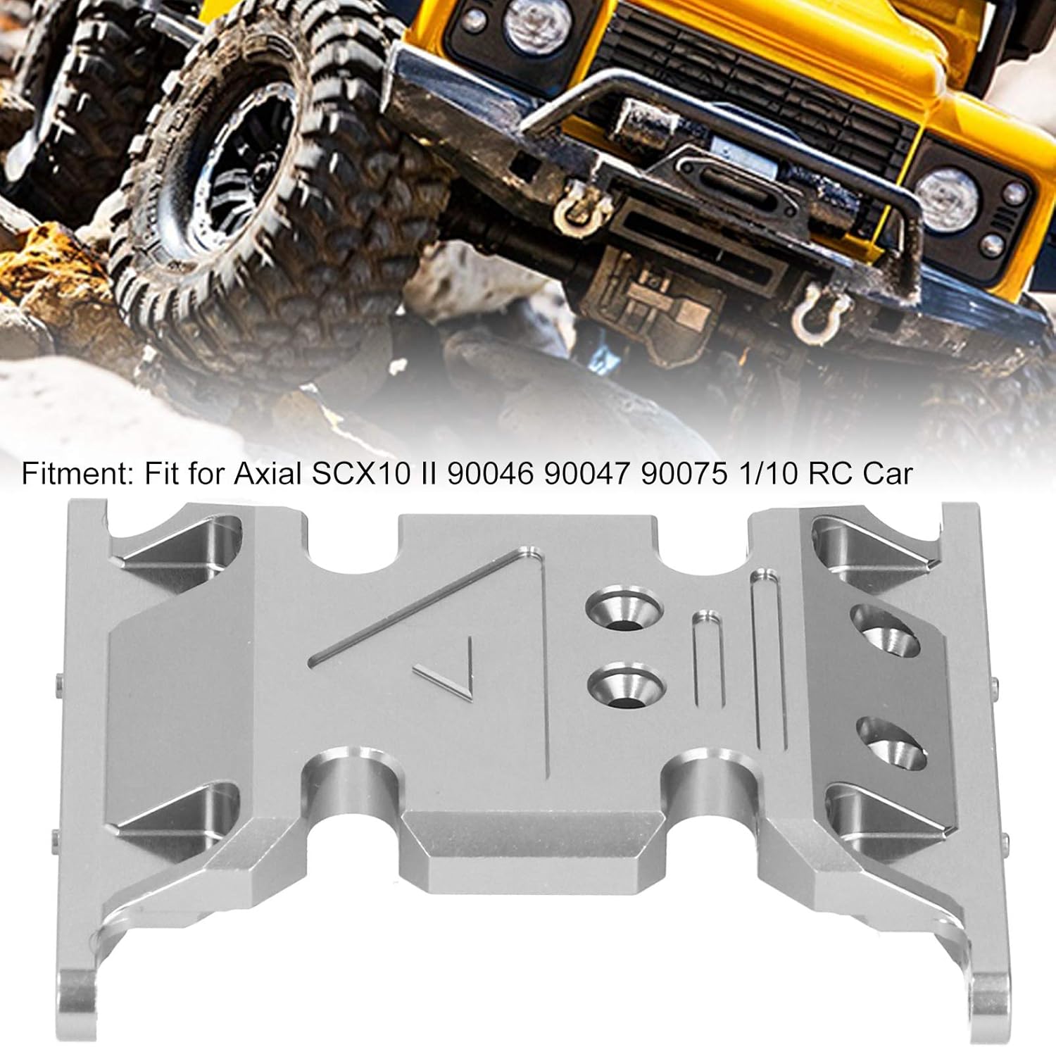 RC Gearbox Mount, Aluminum Alloy Gearbox Mount Transmission Holder 1/10 ...