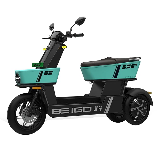 iGowise Beigo X4 (Neer Blue) Electric Scooty/Scooter with Triple-disc ...