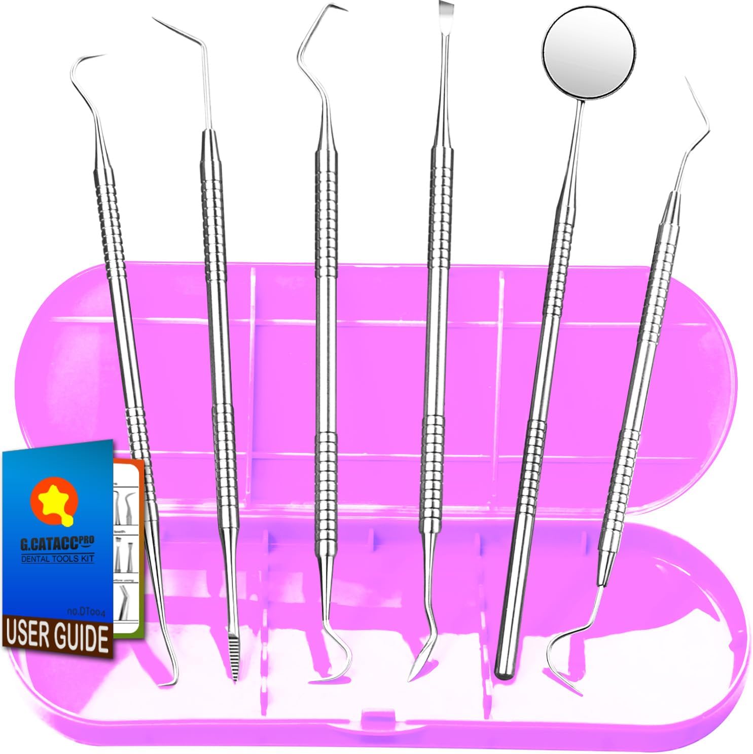 Amazon.com: CATACC PRO Dental Tools, Dental Pick, Dental Hygiene Kit ...