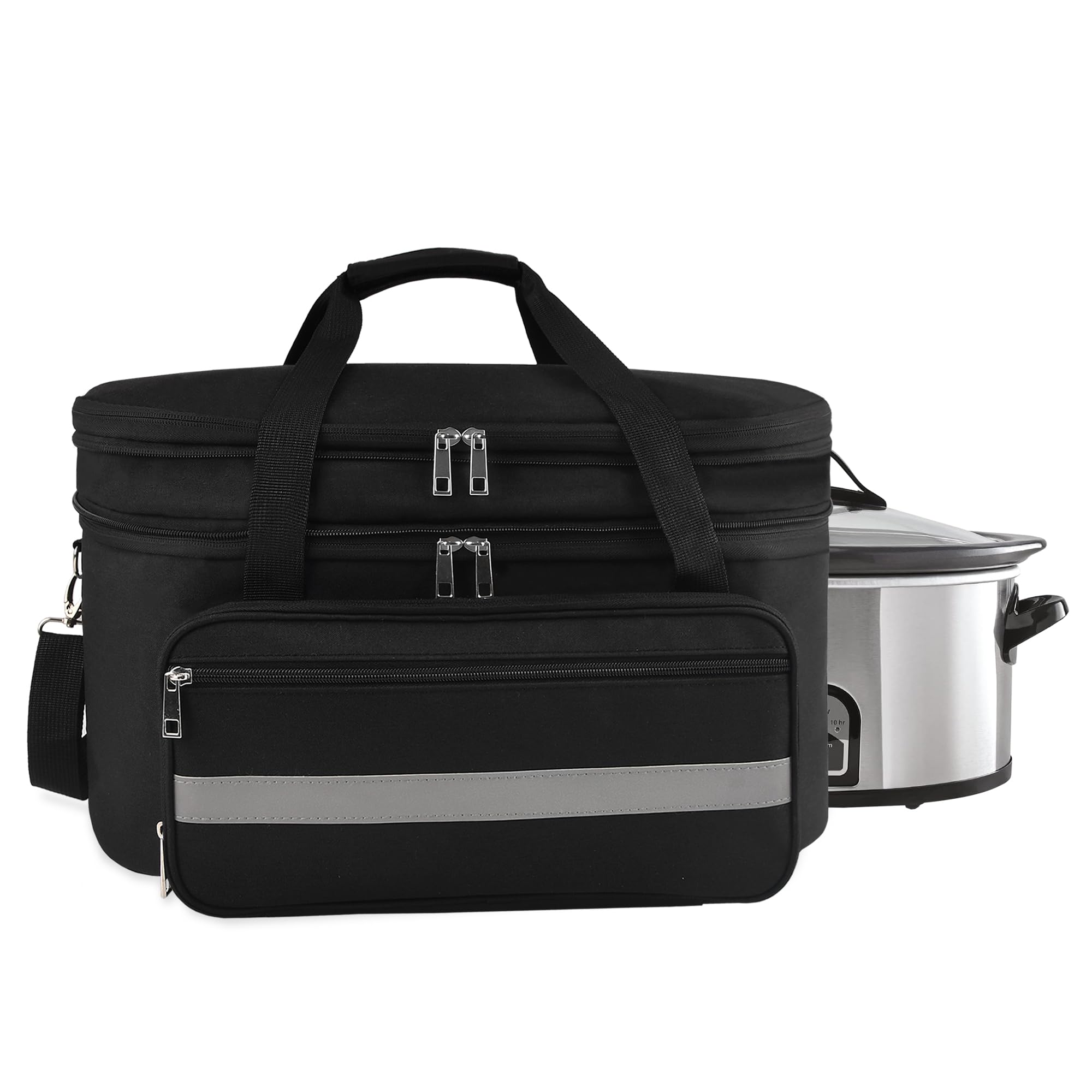 Amazon.com: Kahami Slow Cooker Carrying Bag, 2 Layer Slow Cooker Bags ...