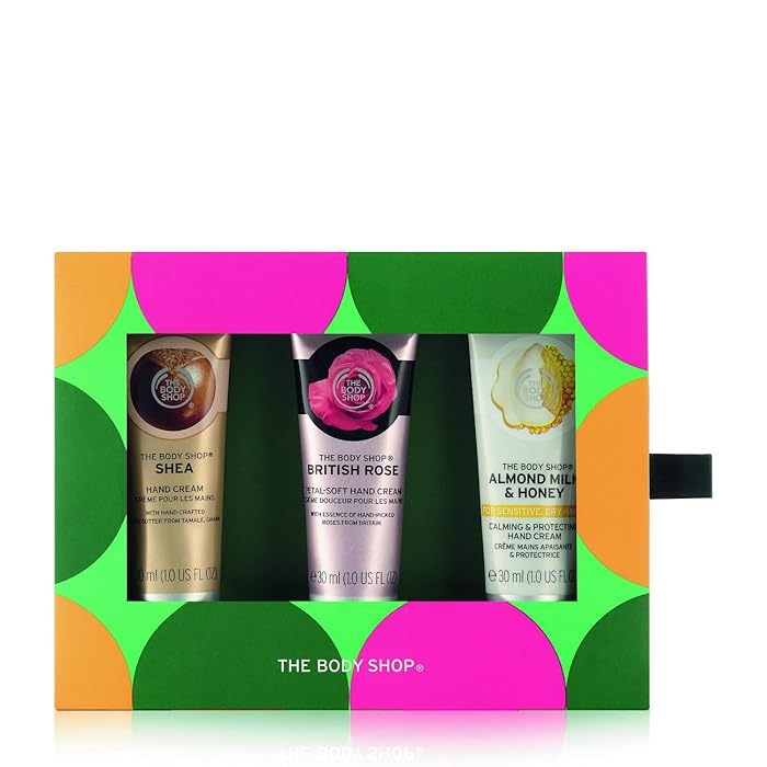 Buy The Body Shop Caring Hand Creams Trio Gift Set, 3pc Set of Paraben ...