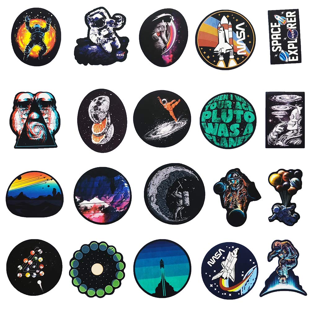 Buy Trendy NASA Space Travel Stickers Pack for Teens Boys Girls|100 Pcs ...