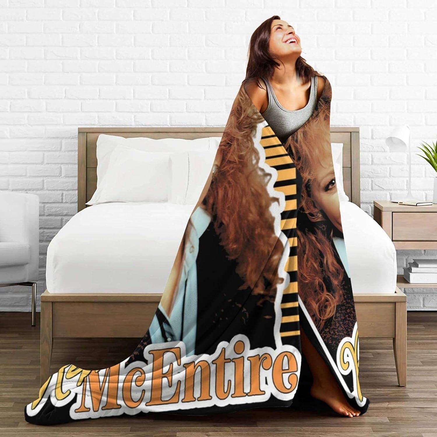 Reba Singer McEntire – Manta de franela polar para todas las estaciones ...