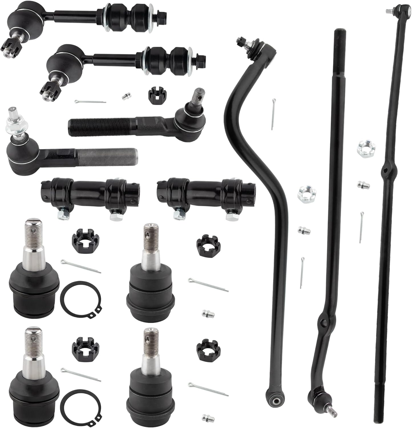 Amazon.com: BOXI (Set of 13) Front Suspension Kit 4WD Ball Joints ...