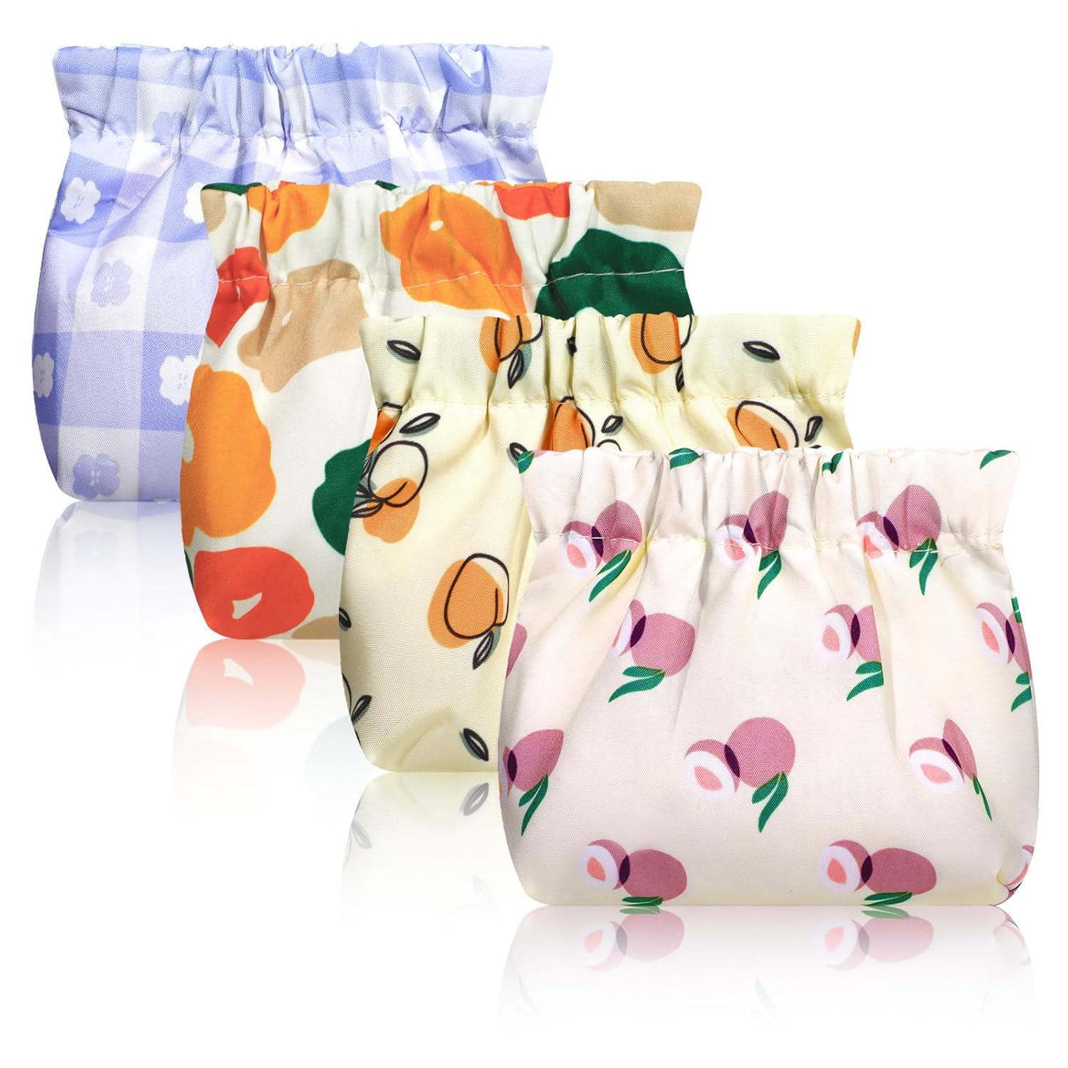 Amazon.com : Small Makeup Bag for Purse Squeeze Top, Self-Closing ...