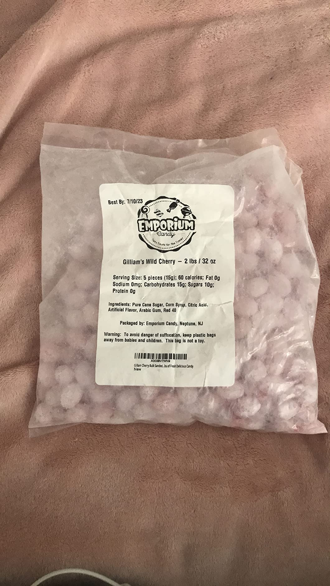 Amazon.com : Old School Cherry Bulk Sanded Candy Drops - 2 lbs of Fresh ...