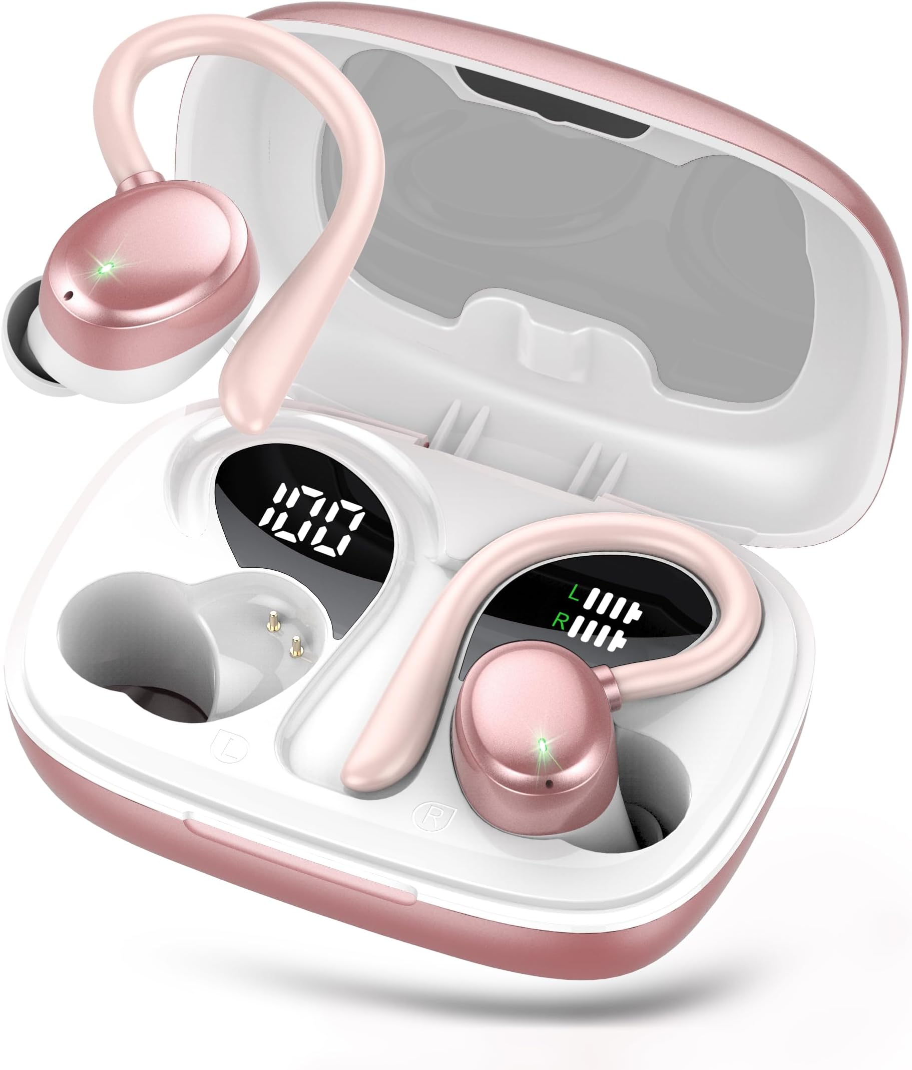 APM Ecouteurs Bluetooth sans Fil, Boîtier de Charge, Ecouteur sans Fil ...