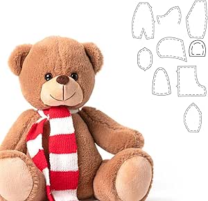 Amazon.com: Memory Bear Template Ruler Set 10 PCS (12inch)