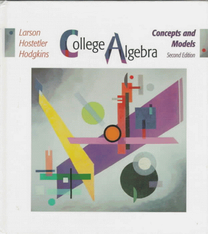 Buy College Algebra Concepts and Models: Study and Solutions Guide ...