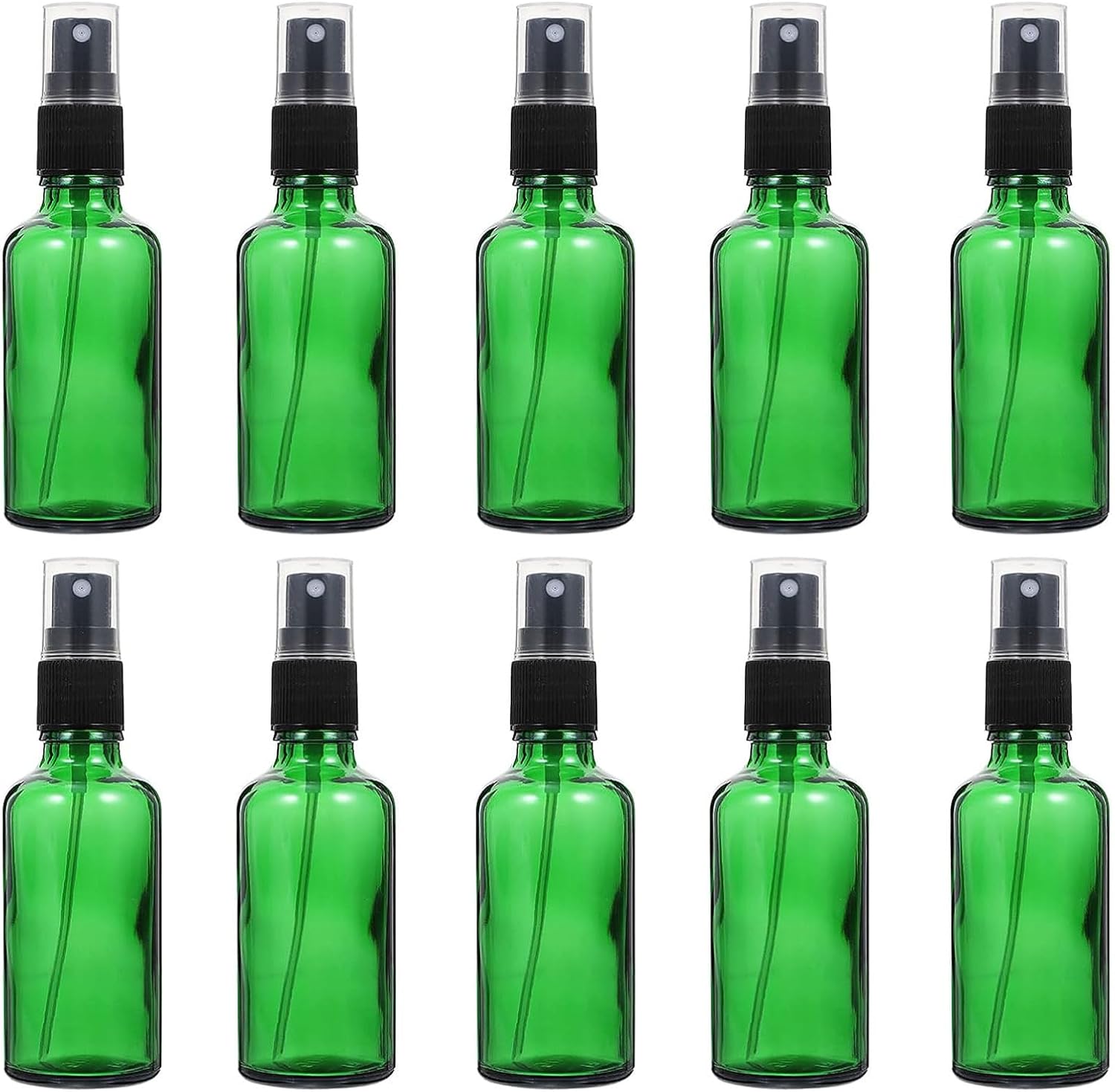 Amazon.co.jp: スプレーボトル容器 アロマスプレー ガラス瓶 50mL 10個セット遮光性 ガラスアトマイザー 空容器 遮光瓶 スプレー : ビューティー