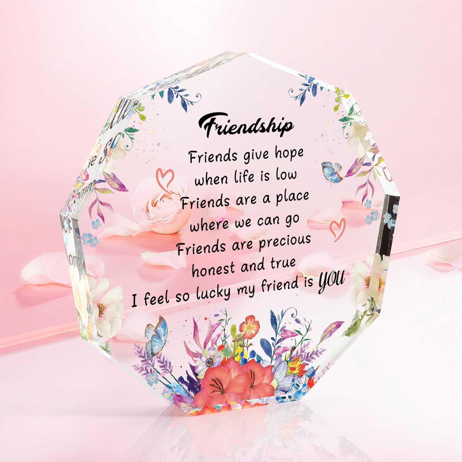 Amazon.com: Ratifyale Friend Gifts for Friends Friendship Acrylic ...