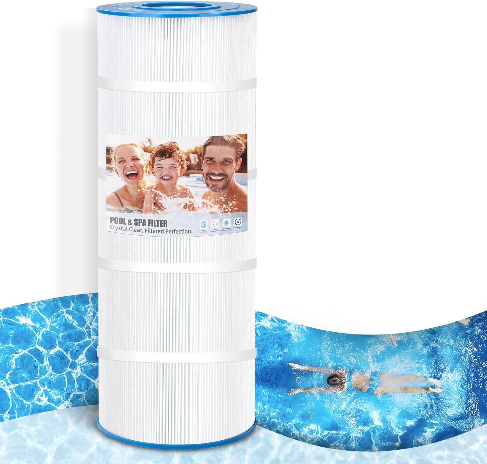 Amazon.com : Waterway PCCF-125 Pro-Clean Cartridge Filter Complete, 125 ...