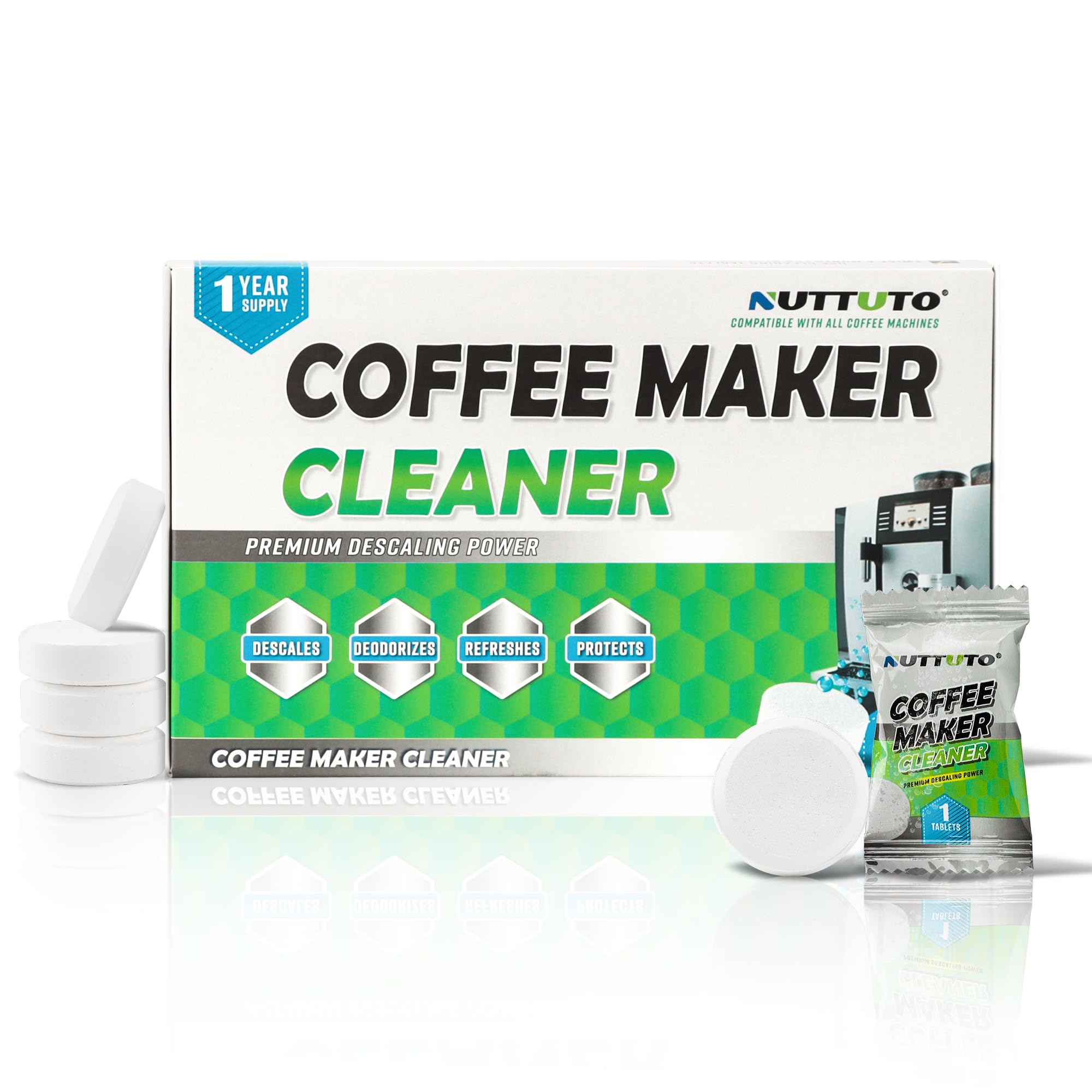 Snapklik.com : NUTTUTO NEW Espresso Machine Cleaning Tablets-30 Tabs ...