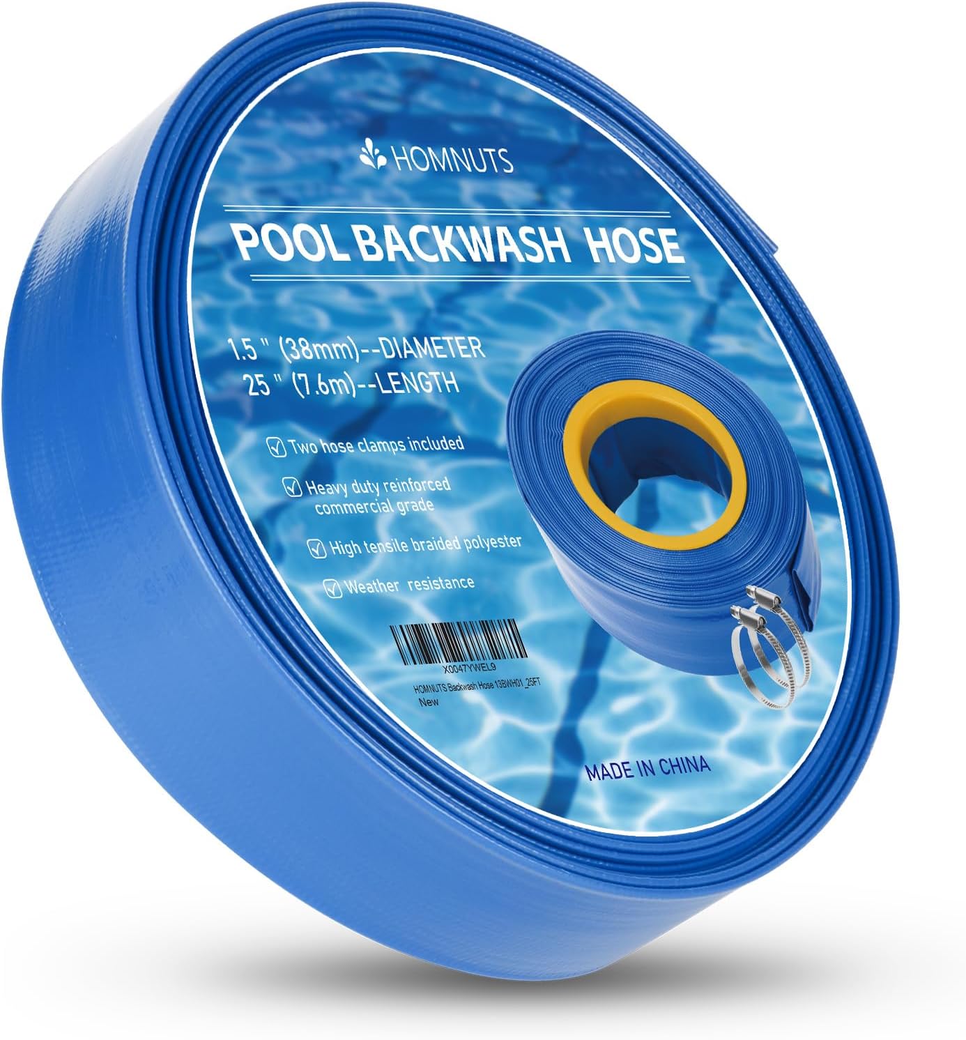 Amazon.com : Fibropool Pool Backwash Hose Kit - 1.5 Inch - Complete Kit ...