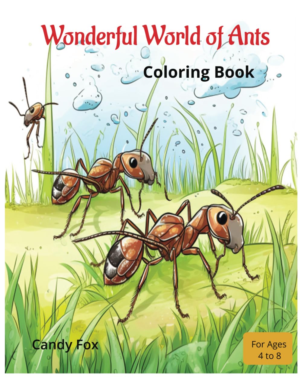 Wonderful World of Ants: Coloring Book: Fox, Candy: 9798865468110 ...